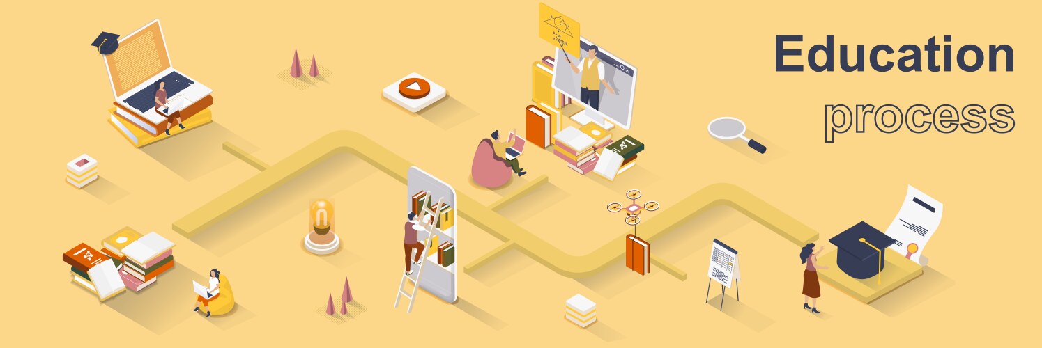 3d isometric flat Royalty Free Vector Image - VectorStock