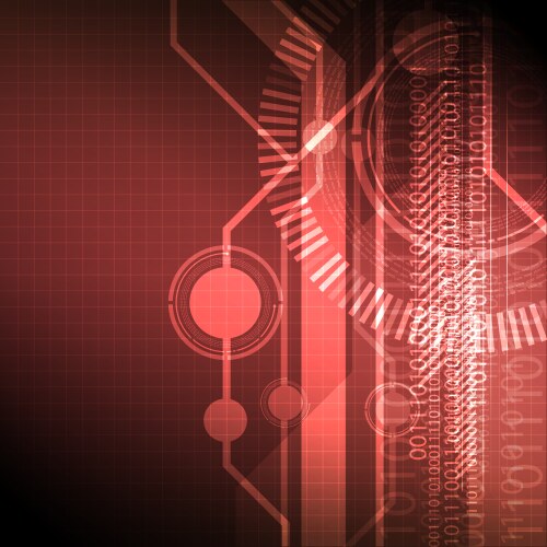 Abstract tech design background Royalty Free Vector Image