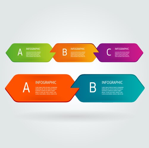 Number List Infographic Banner Royalty Free Vector Image