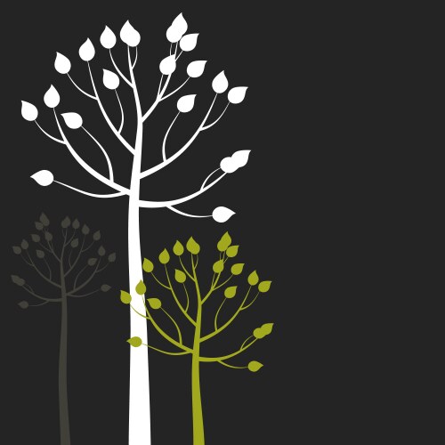 Floral tree Royalty Free Vector Image - VectorStock