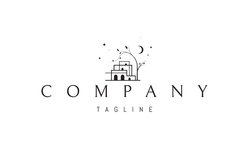 Guest house logos Vector Images & Graphics for Commercial Use | VectorStock