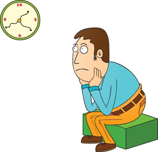 Lonely Waiting Man Vector Images (over 150)