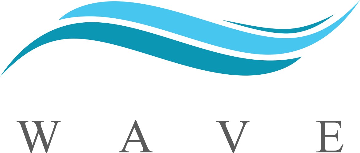 Sun wave logo Royalty Free Vector Image - VectorStock