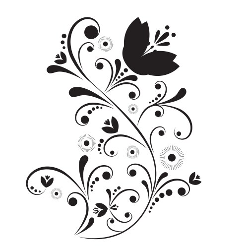 Abstract floral background Royalty Free Vector Image