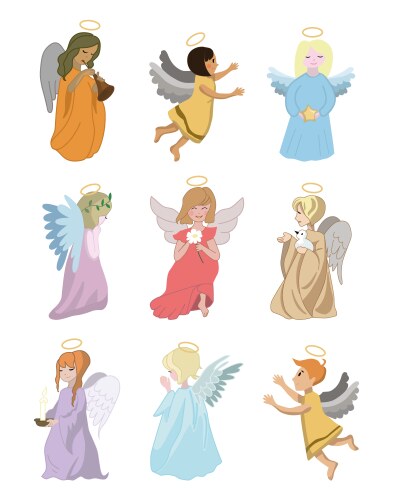 Set sections for children collection cute Vector Image