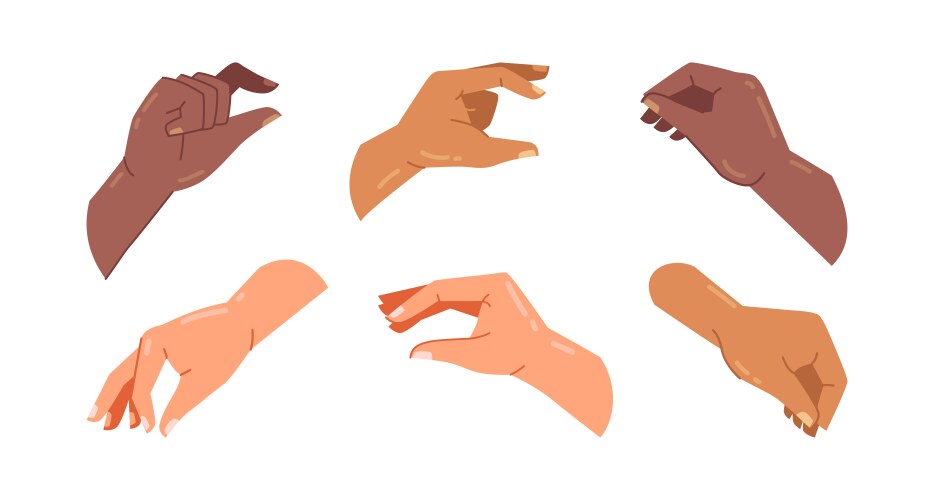 Protesting hand gesture clenched fist Royalty Free Vector