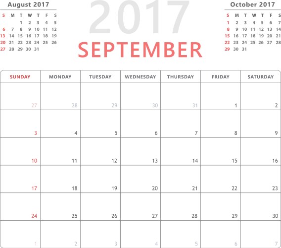 Calendar planner for 2023 template Royalty Free Vector Image