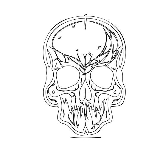 Skull Outline Vector Images (over 34,000)