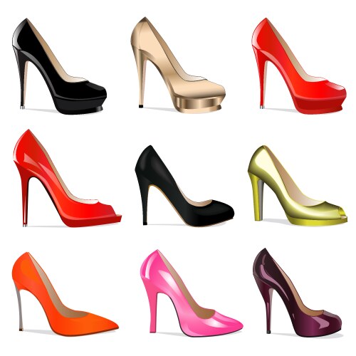 Womens Shoes Vector Images (over 19,000)