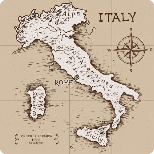 World Map with Compass Vector Images (over 19,000)