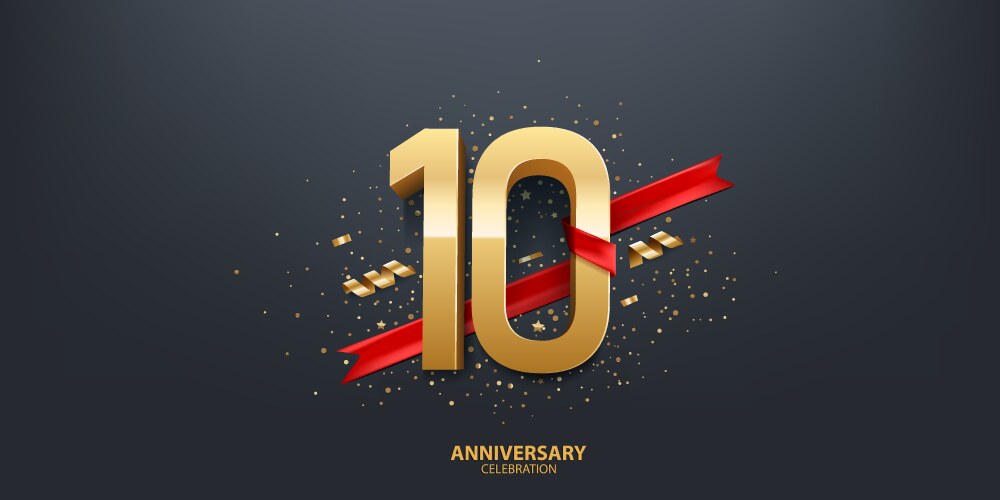 10 Year Anniversary Vector Images (over 9,800)