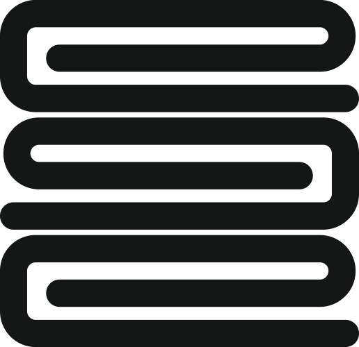 Minimalistic black line on white background Vector Image