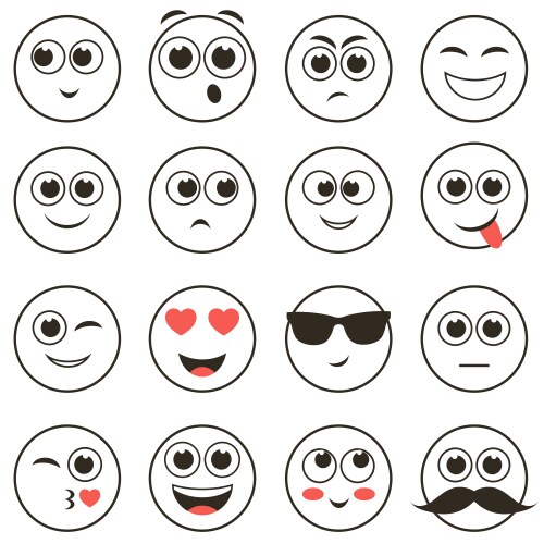 Smiley Face Silhouette Vector Images (over 1,800)