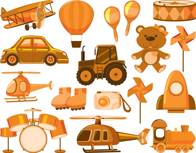 Set of different clothes Royalty Free Vector Image