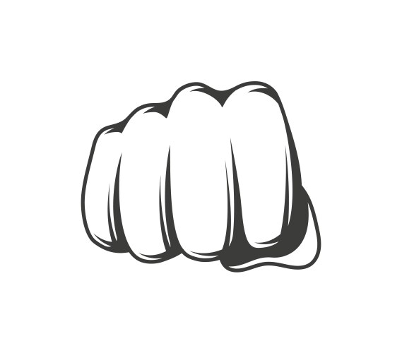 Closed Fist Logo Closed Fist Clipart Transparent PNG Hd, Closed Fist