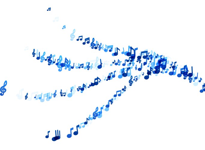 Floating Music Notes Vector Images (over 120)