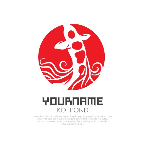 Fish aboriginal art style Royalty Free Vector Image