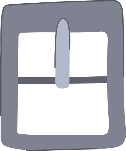 Belt luggage strap cartoon Royalty Free Vector Image