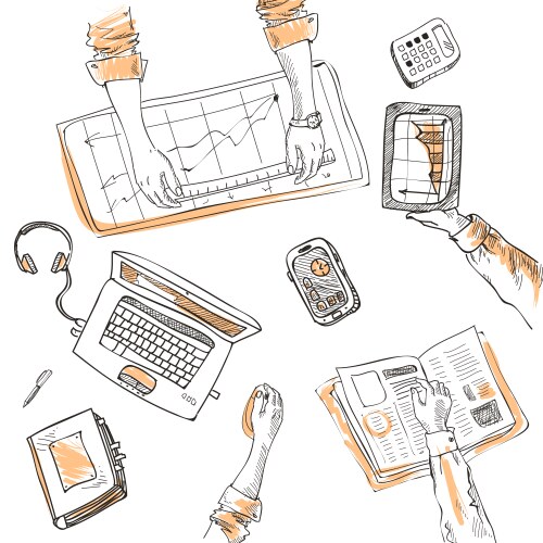 Top View Man Sitting Vector Images (over 1,000)