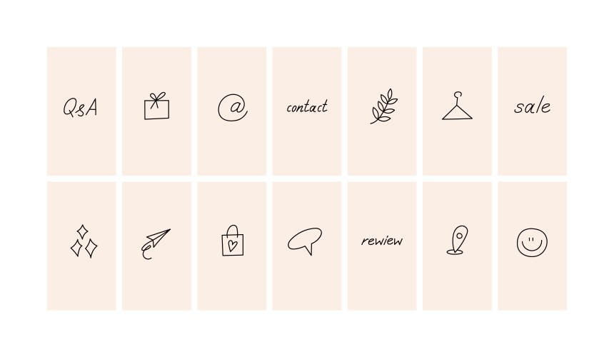 Set design colorful templates icons and emblems Vector Image