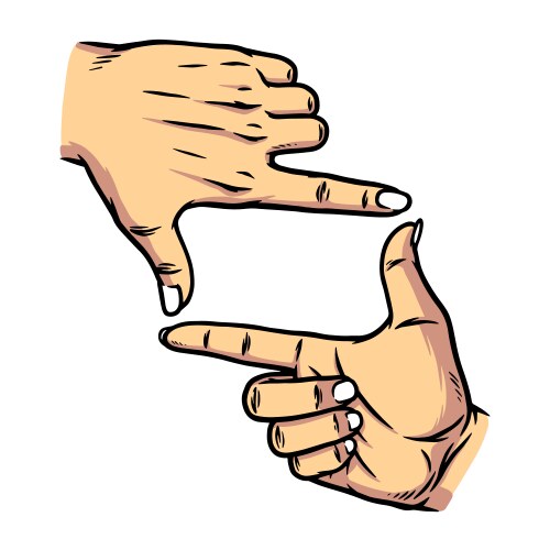 Hand holds square black academic cap Royalty Free Vector