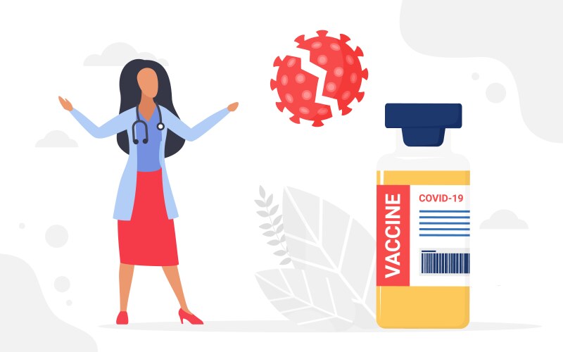 Carton coronavirus emoji red cell with face Vector Image