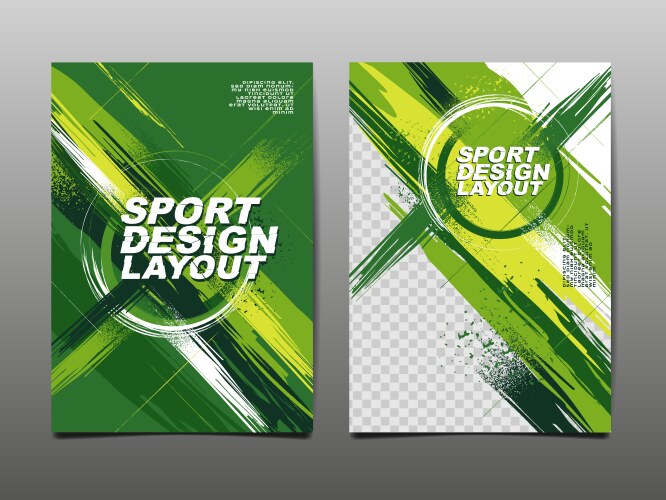 Yellow-black background in sport design style Vector Image
