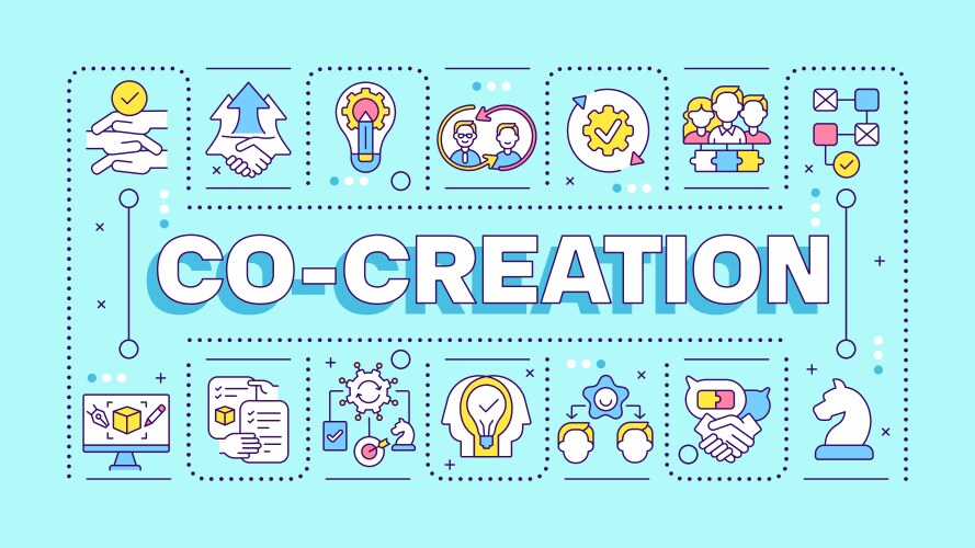 Product lifecycle light blue word concept Vector Image