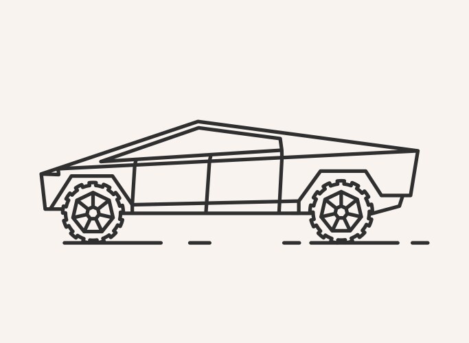 Cybertruck Vector Images (12)