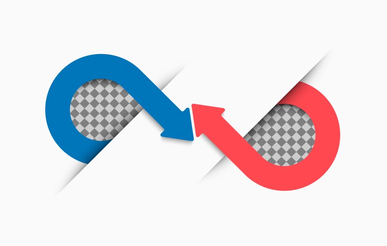 Versus screen with empty round frames Royalty Free Vector