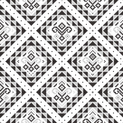 Filipino traditional yakan pattern Royalty Free Vector Image