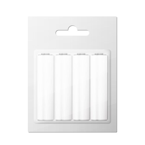 Aa size battery label design Royalty Free Vector Image