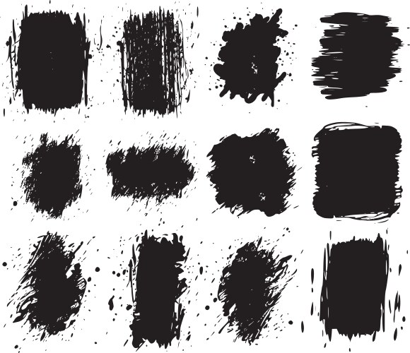 Grunge texture svg clip art design Royalty Free Vector Image