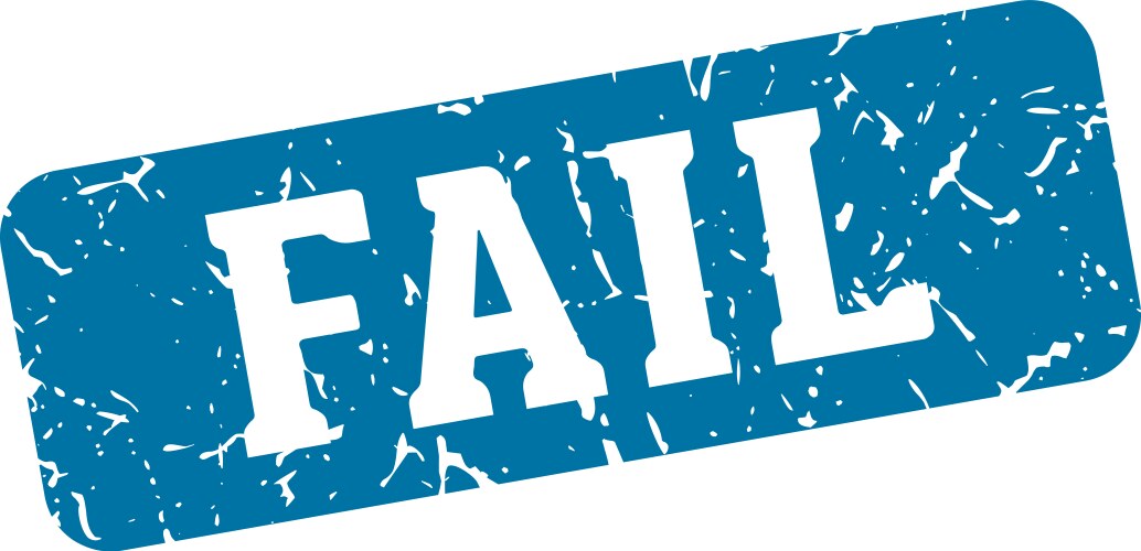 Fail Stamp Vector