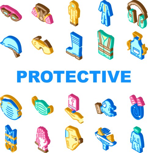 Personal protective equipment ppe icon hand drawn Vector Image
