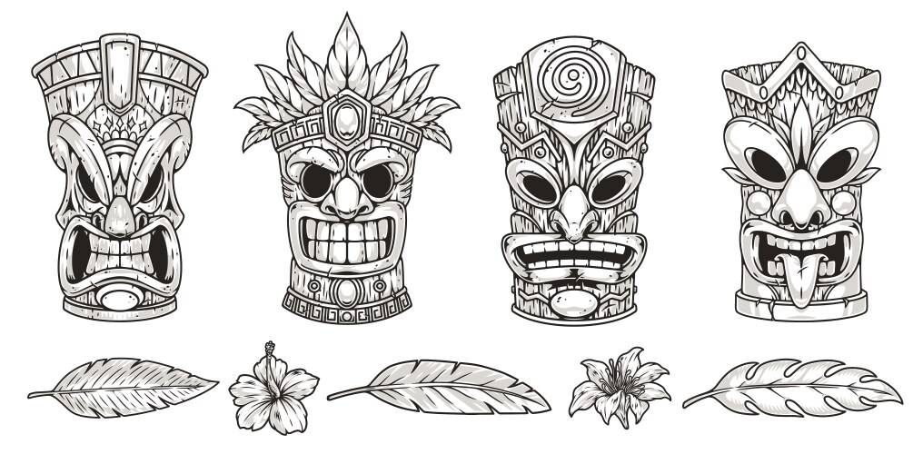 Tiki God Tattoo Designs