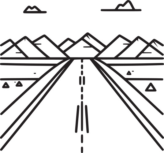 Road icons Royalty Free Vector Image - VectorStock