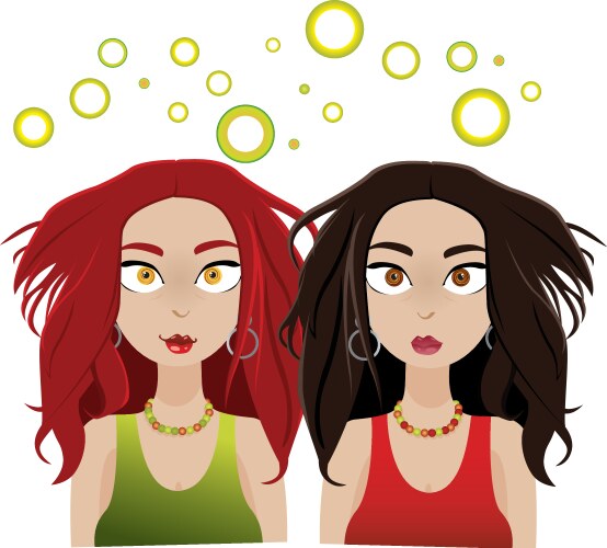 Hair care treatment Royalty Free Vector Image - VectorStock