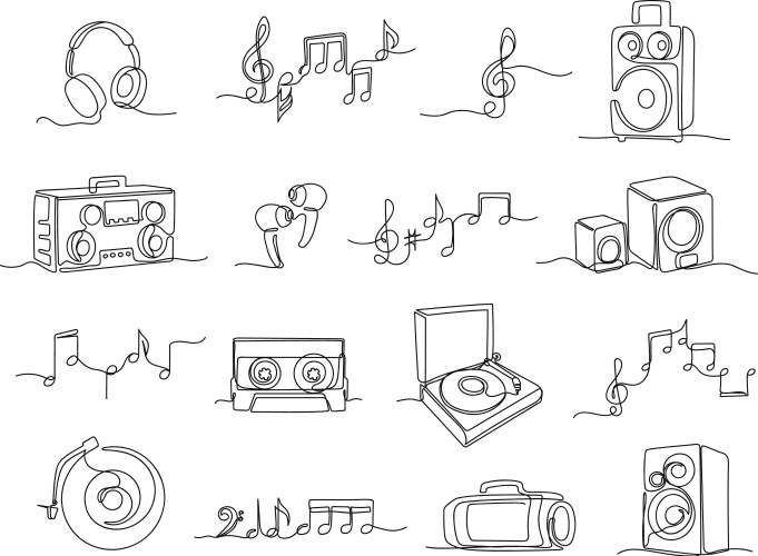 Continuous Line Vector Images (over 170,000)