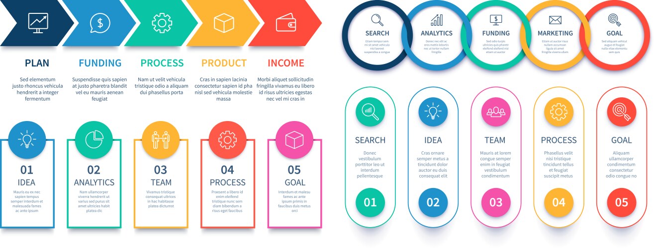Infographic Process Chart Vector Images (over 100,000)