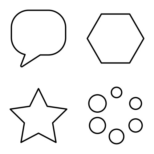 6 Sided Star Vector Images (56)