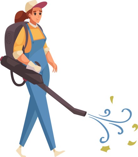 Cleaner flat icon Royalty Free Vector Image - VectorStock