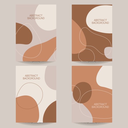 Set of abstract backgrounds Royalty Free Vector Image