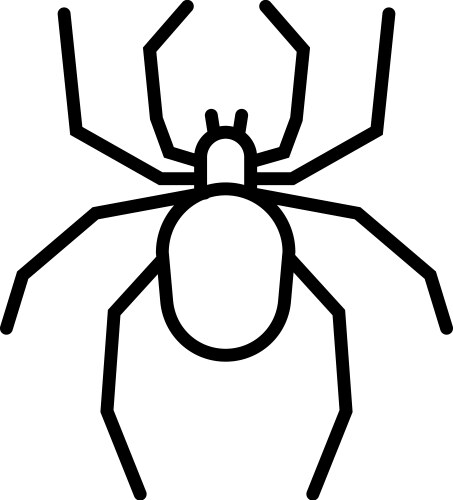 Spider Outline Vector Images (over 8,800)