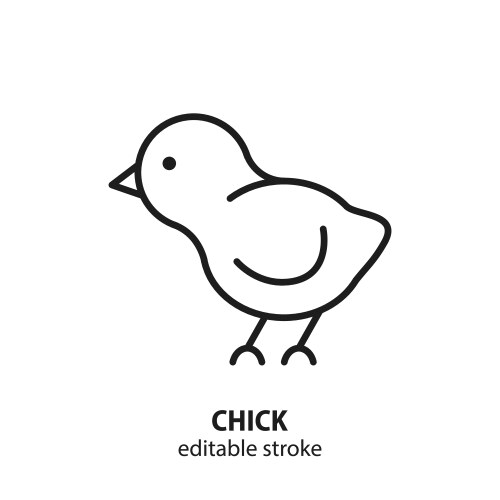 Chick Outline Vector Images (over 5,500)
