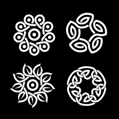 Celtic Knot Circle Vector Images (over 1,500)