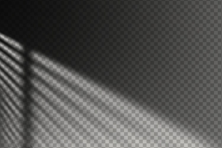 Light effect shadow overlay from window isolated Vector Image