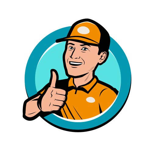 Service character Royalty Free Vector Image - VectorStock