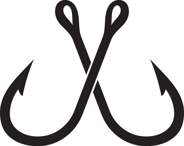 Fish Hook Crossed Vector Images (over 390)