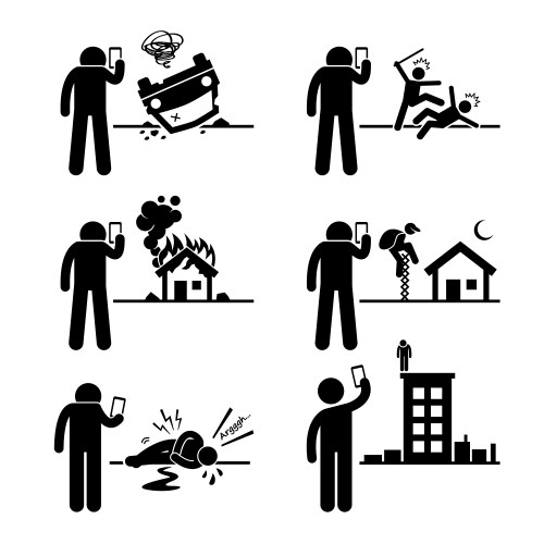 Injured Stick Figure Vector Images (over 150)